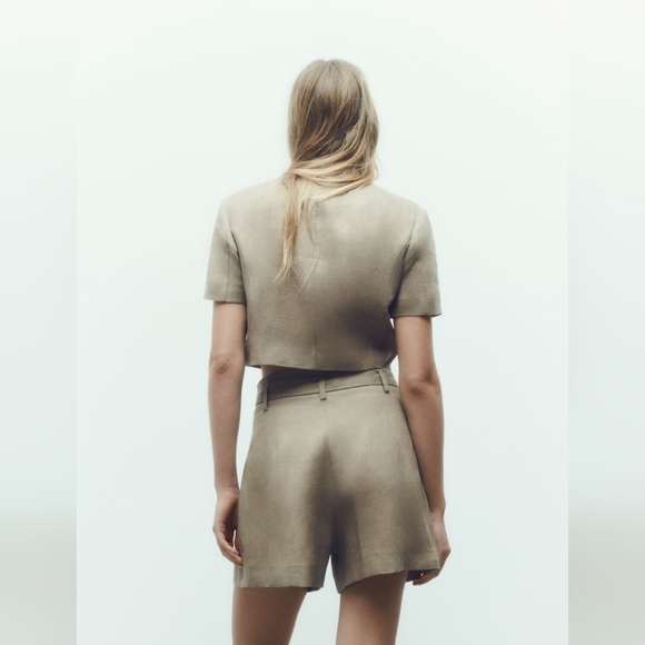 Zara | Shorts | Zara 0 Linen Outfit | Poshmark